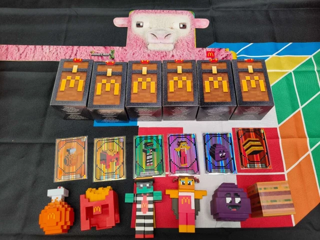 MCDONALDS 2025 AU X A Minecraft Movie Collectable Toys Full Set Of 6 ...