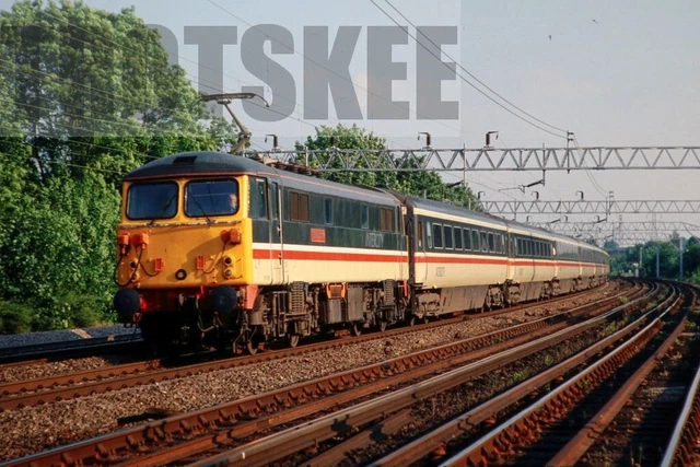 35MM SLIDE BR British Rail Electric Loco Class 87 87035 1989 Original £ ...