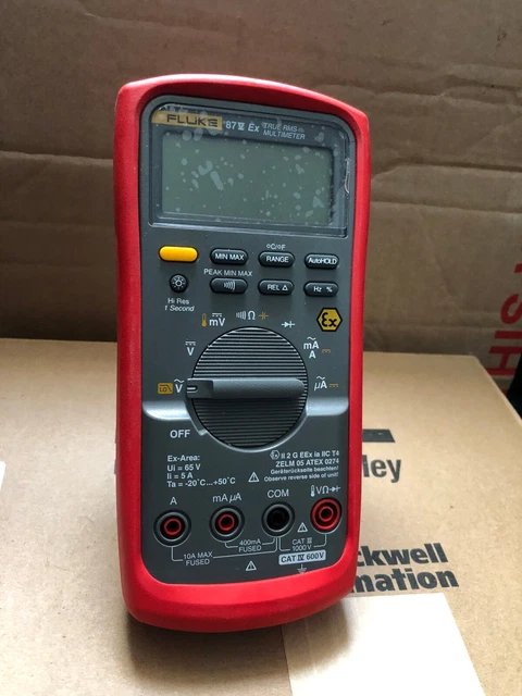 FLUKE 87V-EX TRUE RMS Multimeter makellos - kein Rückruf & Garantie EUR ...