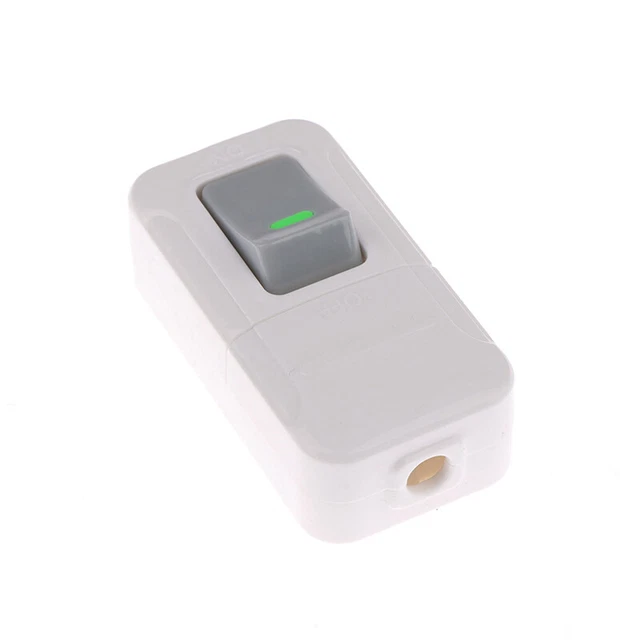 WHITE ON OFF Push Button Switch Table Led Lights Online Midway Control ...
