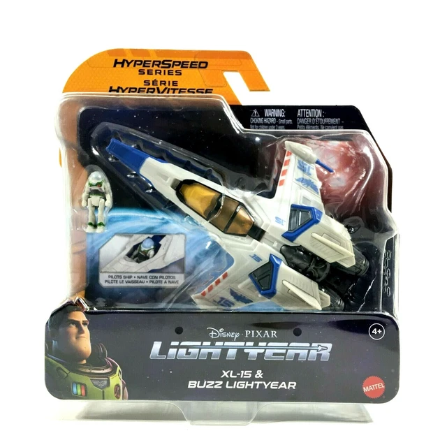 DISNEY PIXAR LIGHTYEAR XL-15 And Buzz Figure & Ship Hyper Speed Series ...
