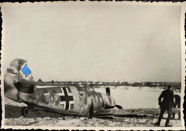 GERMAN PHOTO WW2 ARCHIVE : Crash MESSERSCHMITT Bf-109 _ LUFTWAFFE EUR ...