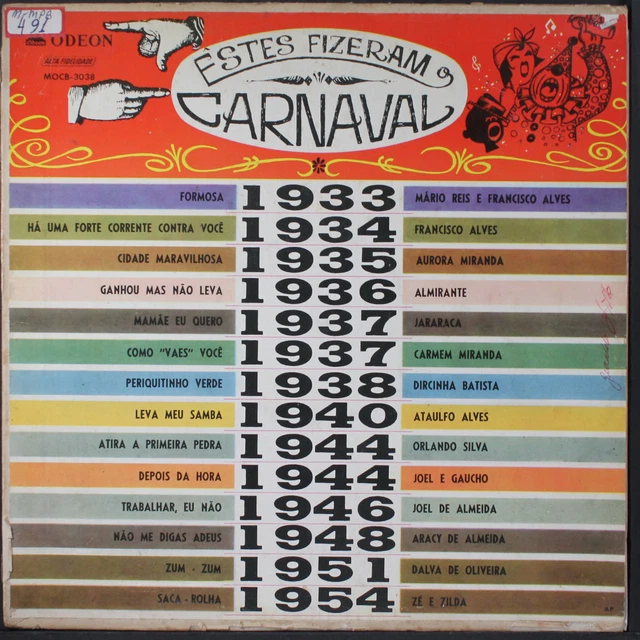VARIE : ESTES Fizeram O Carnaval Odeon 12 " LP 33 RPM EUR 20,96 ...