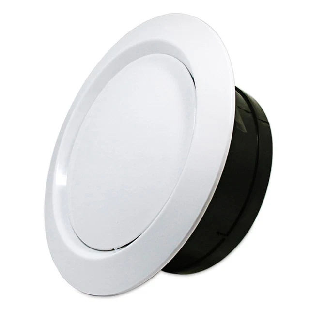 DIFFUSEUR DE VENTILATION de climatisation circulaire blanc avec louve ...