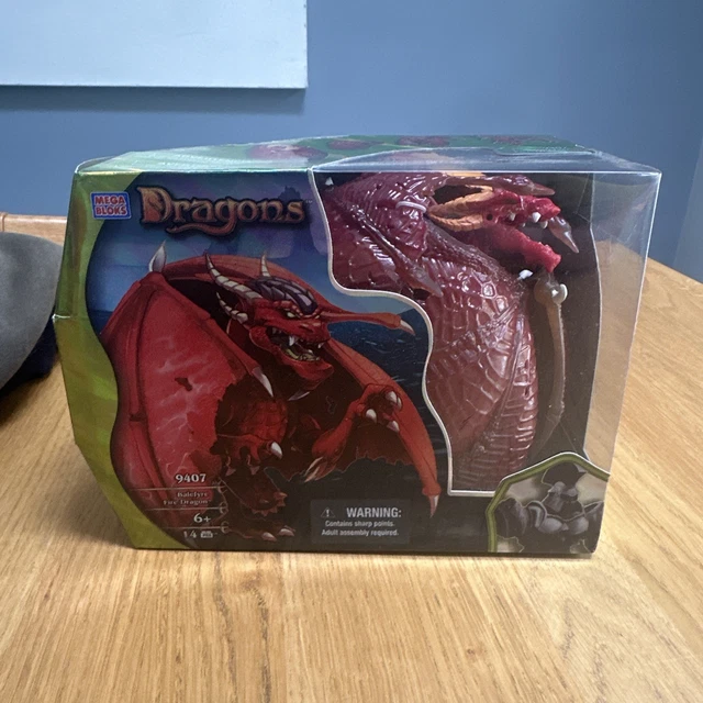 MEGA BLOKS 9407 Balefyre Fire Dragon Plasma Dragons Figure £21.51 ...