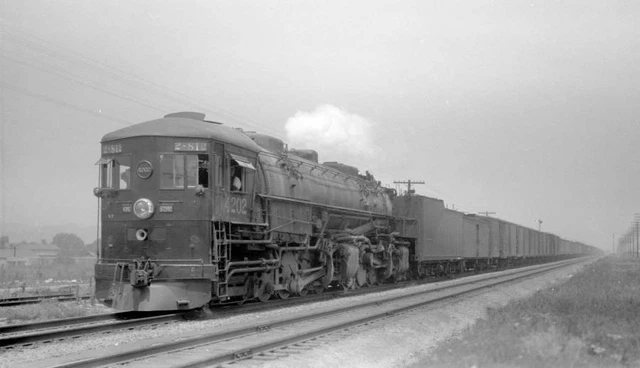 SP SOUTHERN PACIFIC Railroad Train, Engine No 4202, Type 4-8-8-2 Old ...