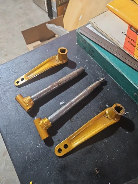 1960'S-70'S MOTO SKI Snowmobile Grand Prix Spindles And Steering Arms ...
