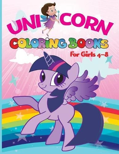 COLORING BOOK ACTIVITY Joyful Unicorn coloring books for girls 4-8 ...