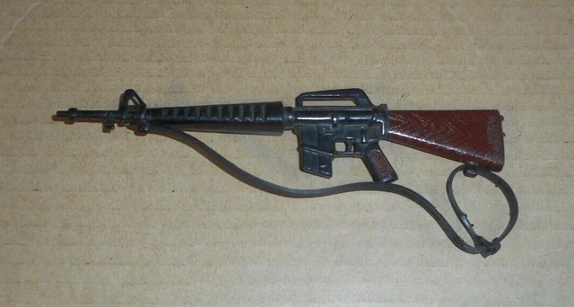 VINTAGE PALITOY ACTION MAN vam - M16 M-16 m 16 RIFLE plastic strap ...