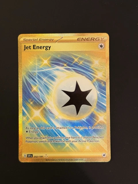 JET ENERGY 252/191 SV08: Surging Sparks Pokémon TCG Hyper Rare NM $10. ...