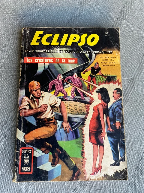 ECLIPSO AREDIT COMICS Pocket N°9 Les Créatures De La Lune 1970 En État ...
