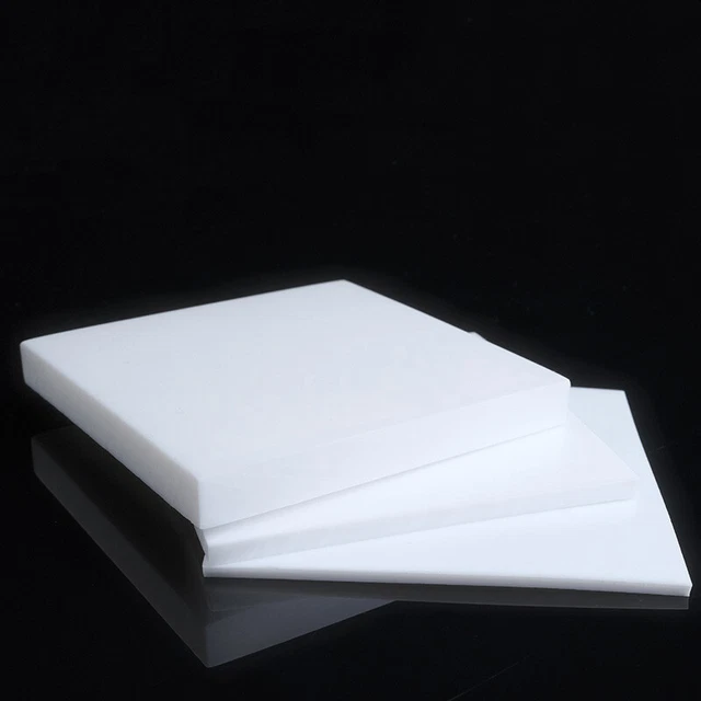 PTFE SHEET WHITE Plastic Block High Temperature Plate Cut Processed ...