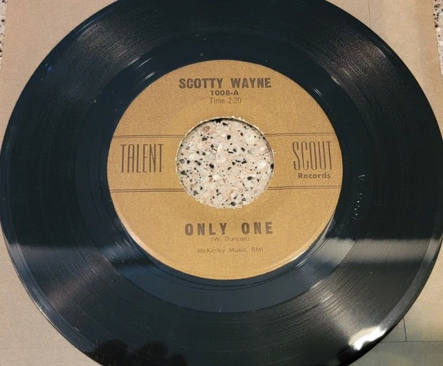 SCOTTY WAYNE ONLY One / I'm Gonna Leave 1961 EX ! CLEAN 7" 45 Talent ...