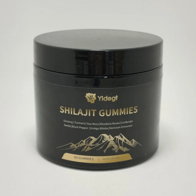 YLDEGT PURE HIMALAYAN Shilajit Gummies Dietary Supplement for Adults 60 ...