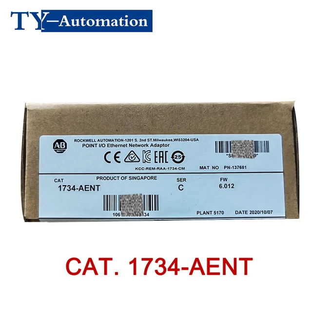 NEW ALLEN-BRADLEY 1734-AENT POINT I/O Ethernet Network Adaptor 1734 ...