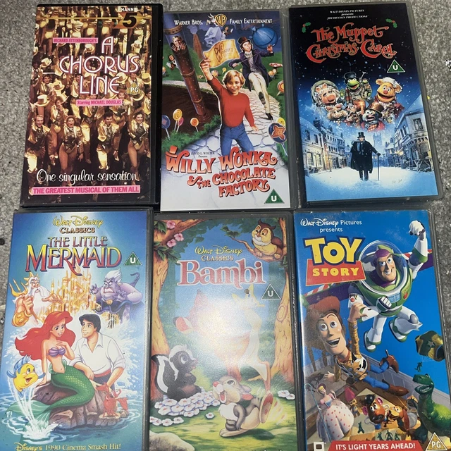 DISNEY BAMBI THE little mermaid Toy Story VHS bundle with extras £10.05 ...