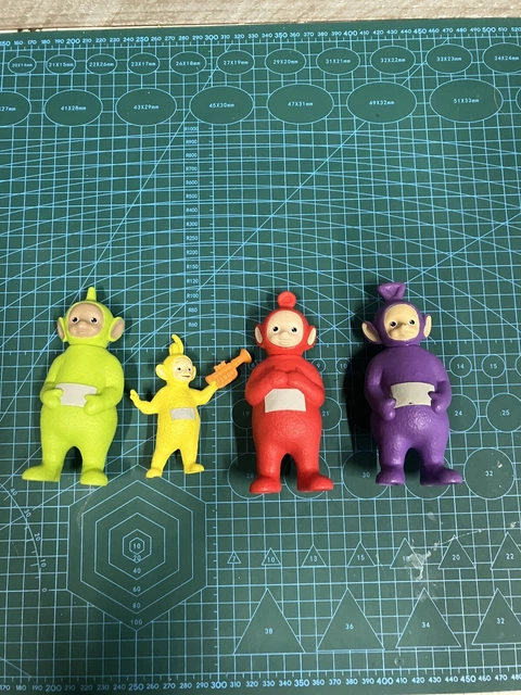 VINTAGE TELETUBBIES Figures CBeebies Plastic Toy £12.99 - PicClick UK