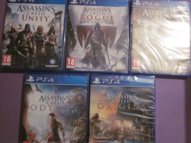 PS 4 ASSASSIN'S Creed Collection, 5 New Games! Sealed. £51.50 - PicClick UK