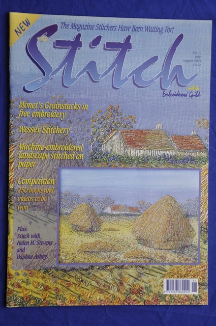 STITCH MAGAZINE ISSUE 11 2001 embroidery Wessex stitchery stumpwork ...