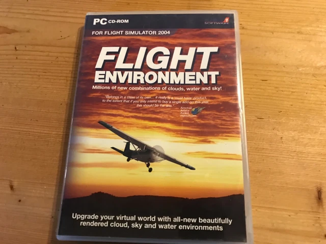 FLIGHT SIMULATOR, FLIGHT environment, combination of clouds water and sky £7.00 - PicClick UK