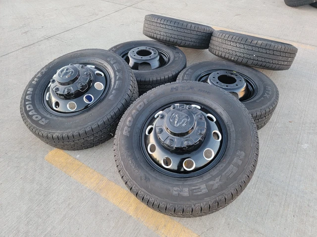 17& DODGE RAM 3500 Dually Laramie wheels rims 2706 2707 OEM black 2021 ...