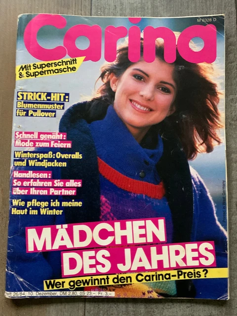 CARINA BURDA-DIE JUNGE Zeitschrift / Alles zum Selbermachen 26/84 EUR 1,00 - PicClick DE