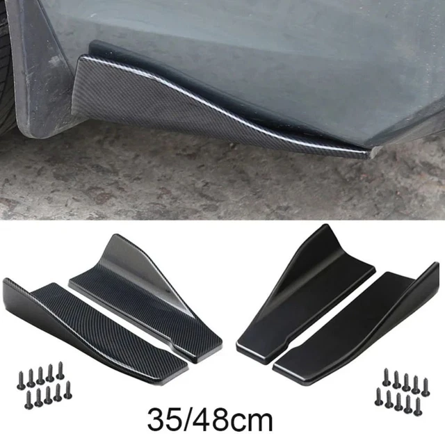 DIFFUSER CAR SIDE Skirt Bumper Bars Spoiler Splitter Scratch Protector ...