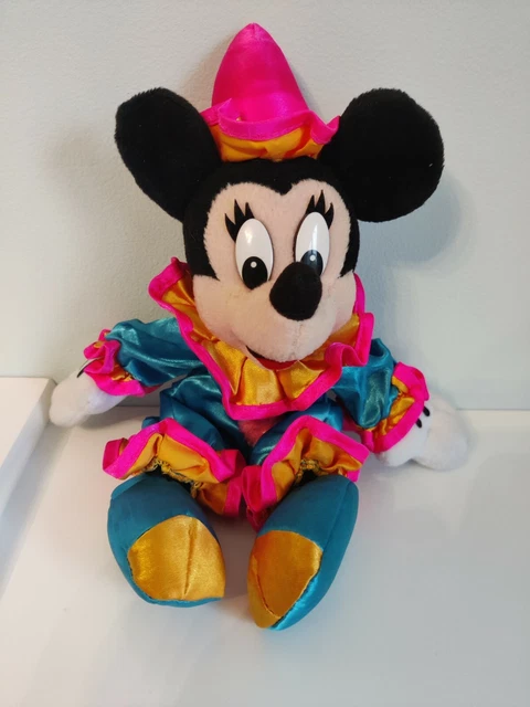 DISNEYLAND PARIS TOON Circus Minnie Mouse Soft Toy Plush 2001 *V.G ...
