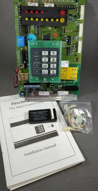 TANN SYNCHRONOME FIRE alarm panel - FireCheck 3001 - PCB Kit - NEW £19. ...