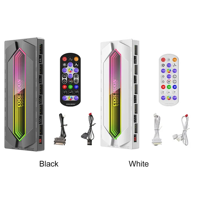 Argb And Pwm Hub Case Fan Hub Argb Controller Kit Argb Splitter For Pc Chassis £1429 Picclick Uk