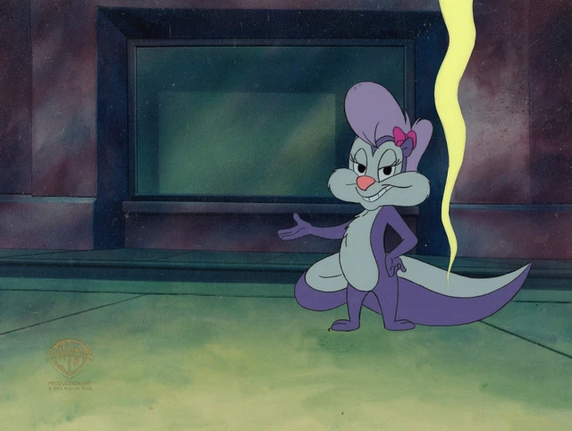 TINY TOONS ADVENTURES-ORIGINAL Production Cel-Fifi La Fume-Furball ...