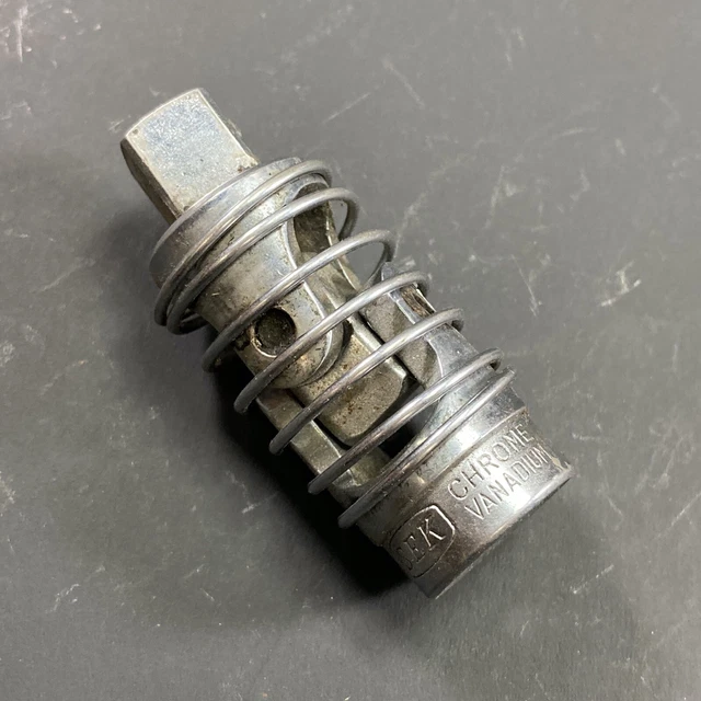 VINTAGE SEK 1/2&DR FLEXIBLE KNUCKLE SOCKET CHROME ADAPTOR MADE IN JAPAN ...