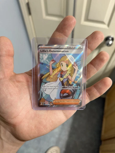POKÉMON TCG MEGA Evolution Lillie’s Determination Full Art Trainer Card ...