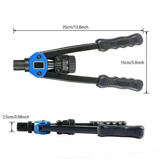 M3-12 NUTSERT TOOL Heavy Duty Nutsert Gun Nut Rivet Riveter Nutsert Kit ...