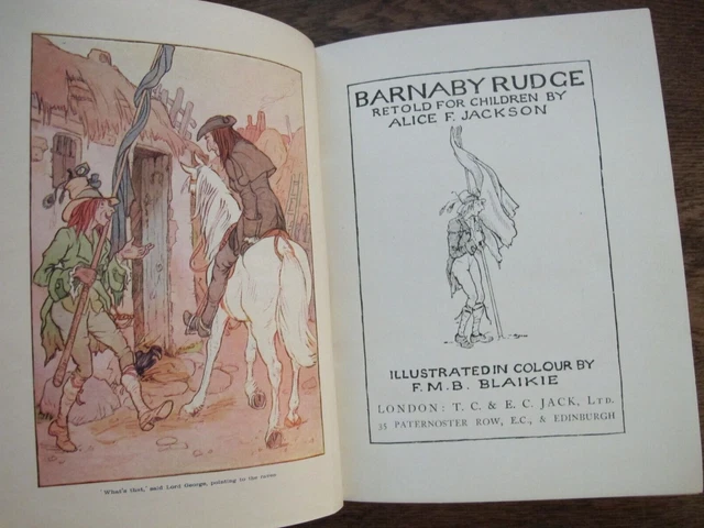 BARNABY RUDGE: RETOLD for Children - Charles Dickens & Alice Jackson ...