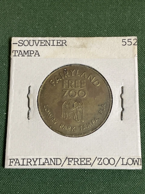 RARE FAIRYLAND FREE Zoo Token Lowry Park Tampa Florida Good Luck ...