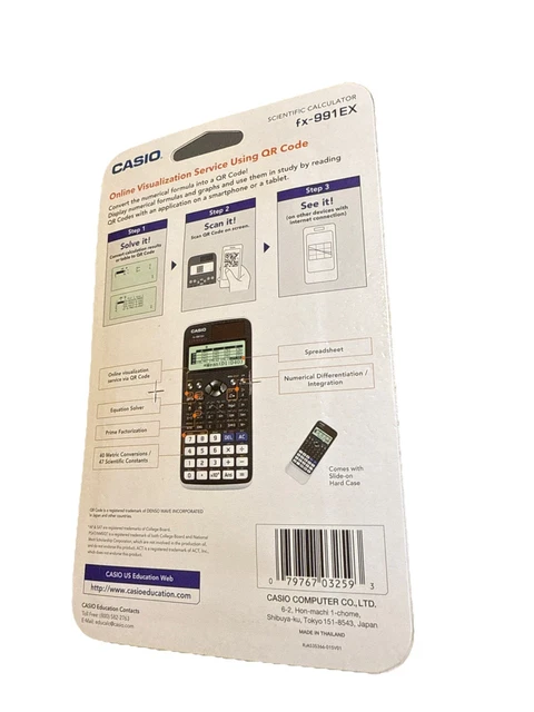 CASIO FX-991EX ORIGINAL Scientific Calculator Classwiz FX991EX. New ...