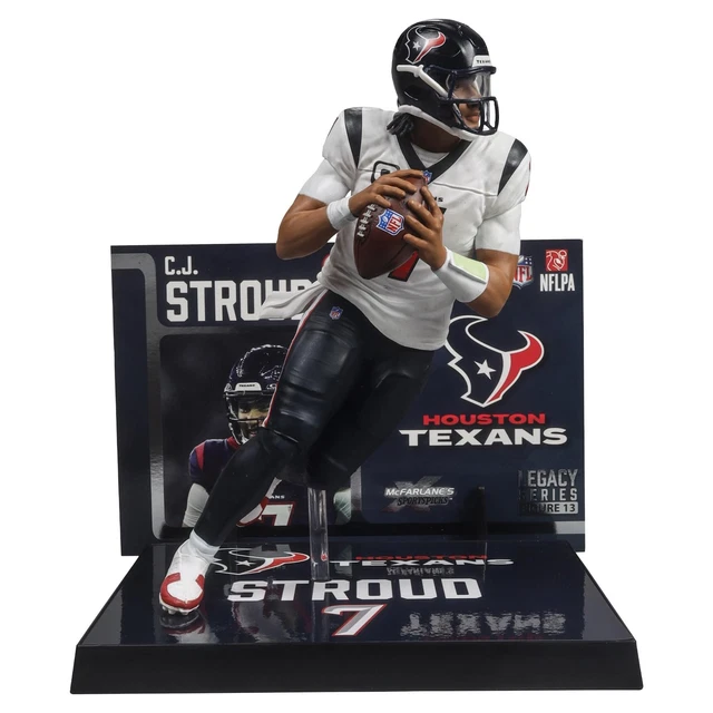 FIGURA DE ACCIÓN CJ Stroud De Los Houston Texans NFL | Jersey Blanco ...