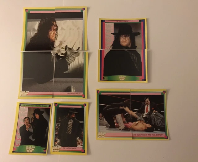 10 X WWF Merlin Stickers Undertaker & Paul Bearer WWE 93 Hasbro ...