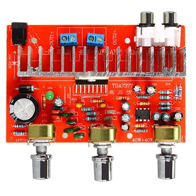 DX-7377 TDA7377 DC12V 40Wx2 Car DIY Stereo Amplifier Board with1891 $25 ...