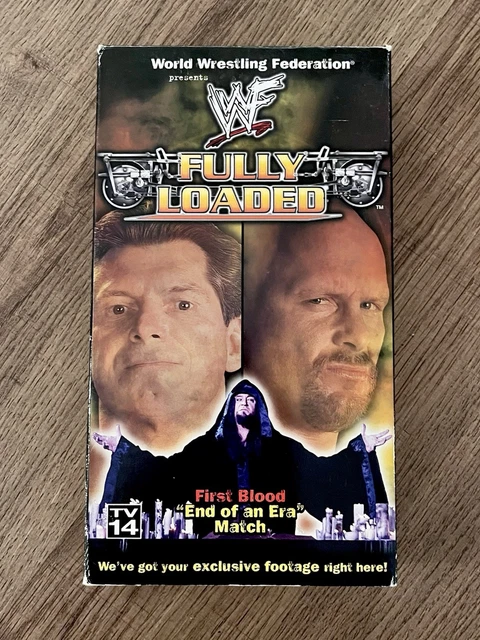 WWF FULLY LOADED 1999 Classic Wrestling VHS STONE COLD STEVE AUSTIN PPV ...