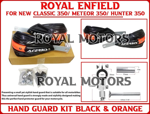 ROYAL ENFIELD &HAND GUARD KIT" For Meteor 350/Hunter 350/All New ...