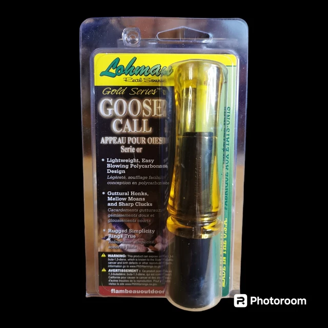 NEW LOHMAN GOLD Series Goose Call Torch #1025L Real Sound Game Caller ...