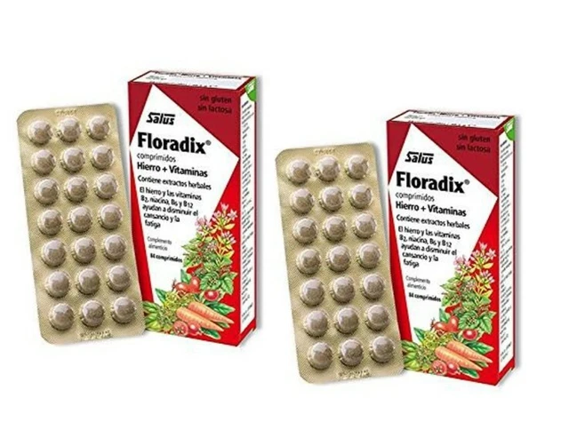 FLORADIX IRON SUPPLEMENT 84 Tablets- (Pack 2) £20.99 - PicClick UK