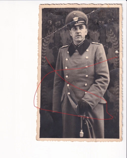 WW2 FOTO ELITESOLDATEN Polizei Degen Portrait Postkartenformat - TOP ...