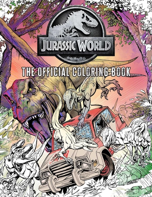 JURASSIC WORLD: THE Official Coloring Book, Insigh £11.56 - PicClick UK