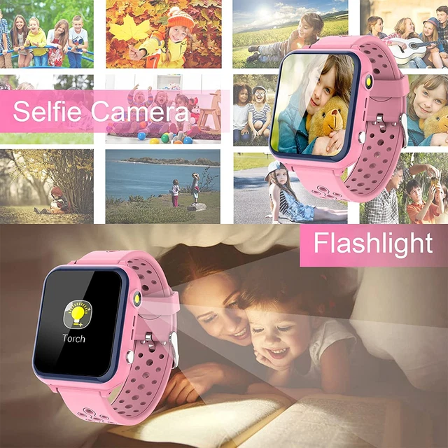 1.44 INCH IPS HD Color Touch Screen 2G Network Kids Watch With Dual-way ...