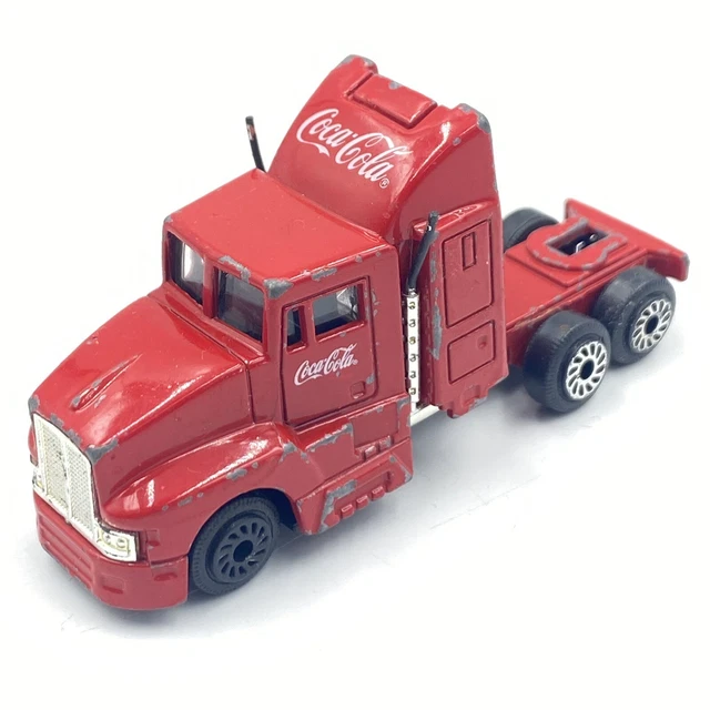 RED COCA-COLA TRUCK Lorry Toy Vehicle 1:64 3” Diecast Model Christmas ...