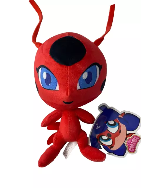 MIRACULOUS LADYBUG ZAG Chibi Tikki Kwami Plush Toy 8 inch tall NWT ...