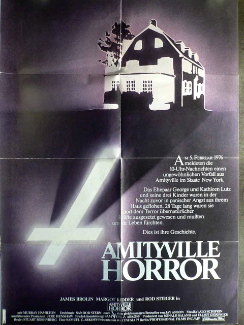 AMITYVILLE HORROR - James Brolin - Rod Steiger - Filmposter A1 84x60cm ...